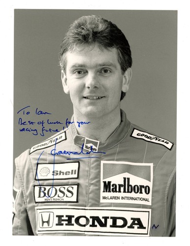 Jonathan Palmer Original Autograph Vintage Formula 1 Memorabilia #20 ...