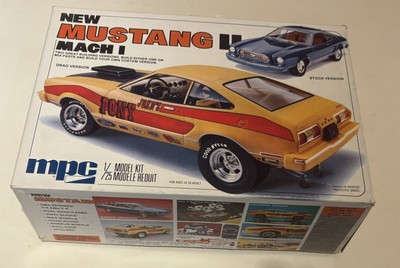 MUSTANG II 1:25 SCALE MODEL KIT BY MPC, BOX AND INSTRUCTIONS ONLY | eBay