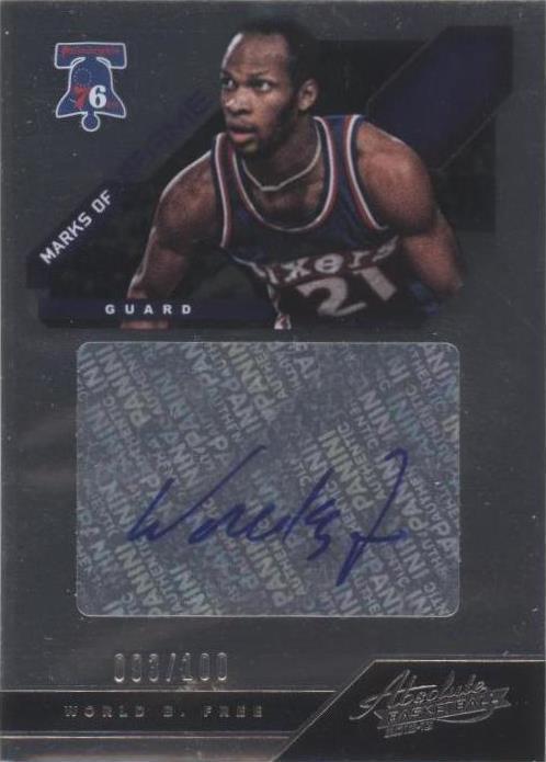 2012-13 Absolute - Marks of Fame Autographs World B. Free #5 /100 (AU ...