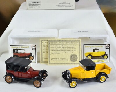 Lot(2) 1918 Chevy 490 Touring, 1932 Chevy Open Cab Pickup 1:32 National ...