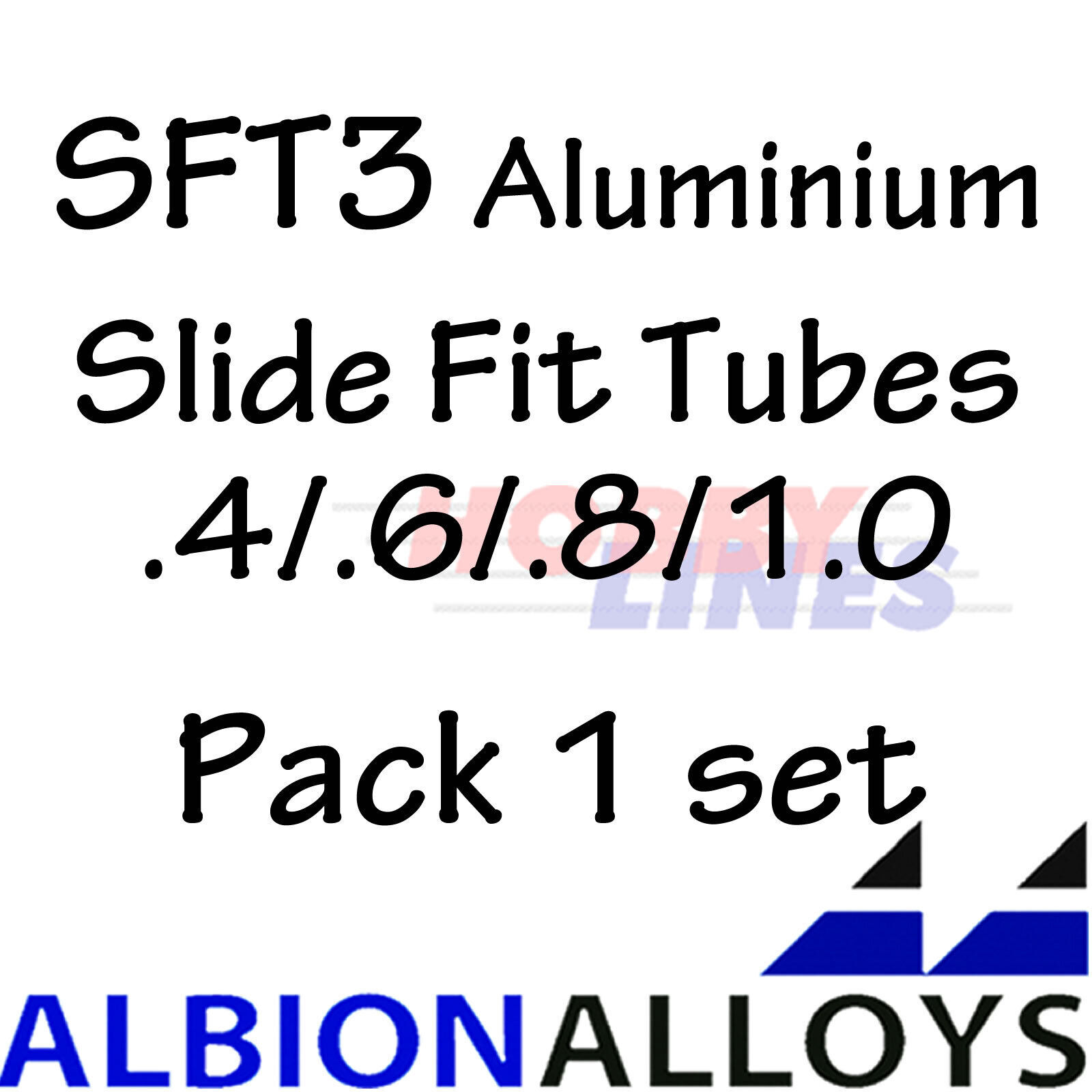 Slide Fit Tubes Selection Packs ALBION ALLOYS Precision Metal Various ...