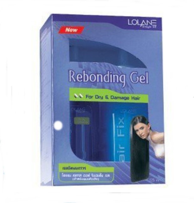 LOLANE Set Kit for Dry Damage Hair Straight Off Rebonding Gel Easy to ...