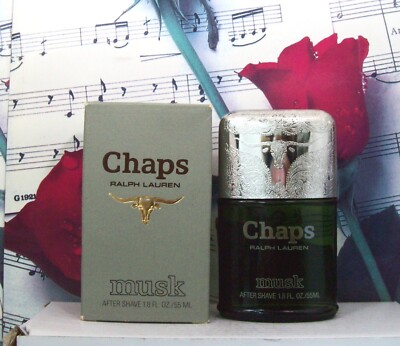 Ralph Lauren Chaps Musk After Shave 1.8 FL. OZ. NWB. Vintage. | eBay