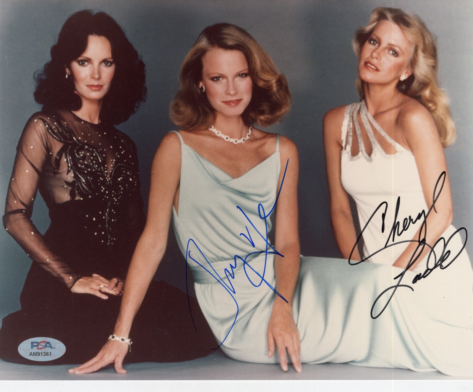 CHERYL LADD and SHELLY HACK SIGNED SEXY 8X10 PHOTO PSA/DNA COA CHARLIE ...