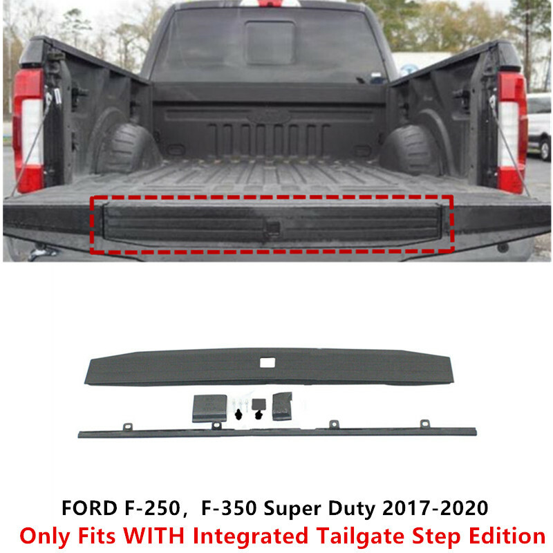 Tailgate Moulding W/ Flex Step Button Trim For 15-20 Ford F250 F350 ...
