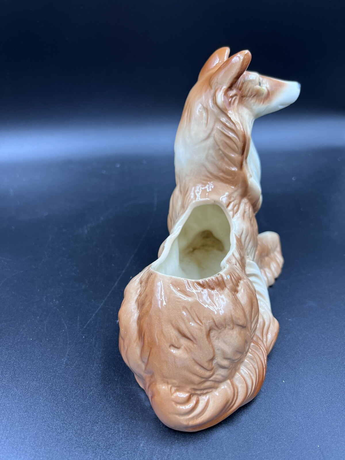 Vintage Maddux of California Ceramic Rough Collie Dog Planter Decor 8 ...