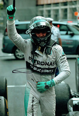 Nico ROSBERG SIGNED 12 x 8 Photo MERCEDES Grandprix F1 Win AFTAL COA ...