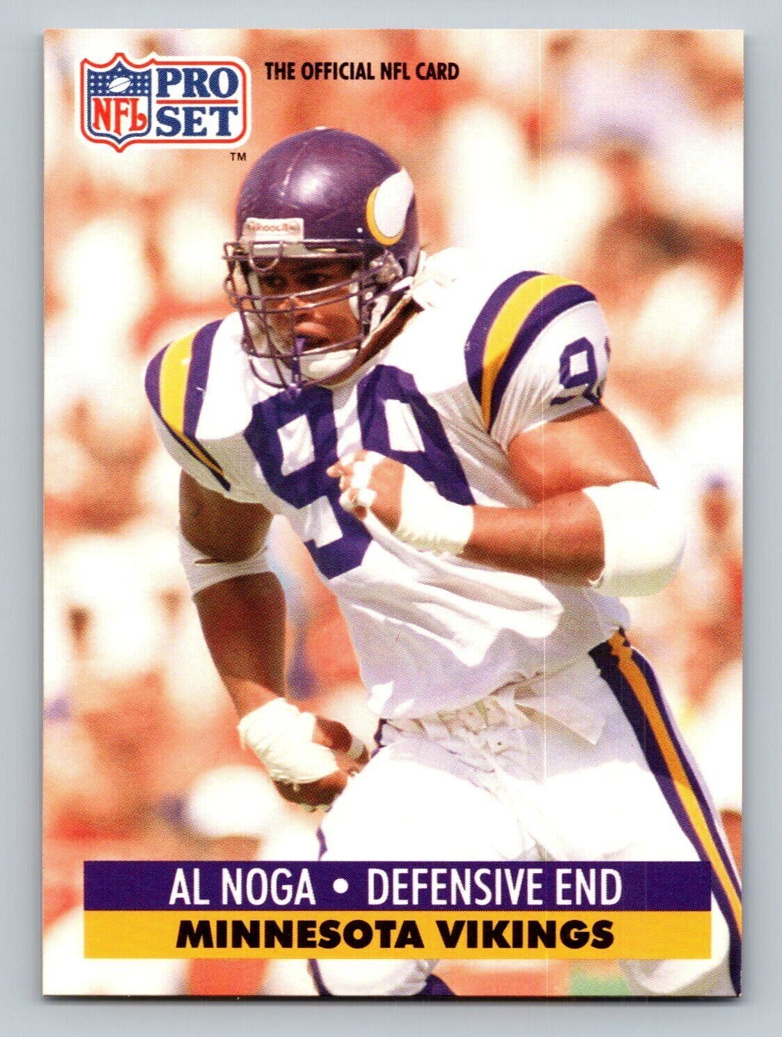 1991 Pro Set #221 Al Noga Minnesota Vikings | eBay