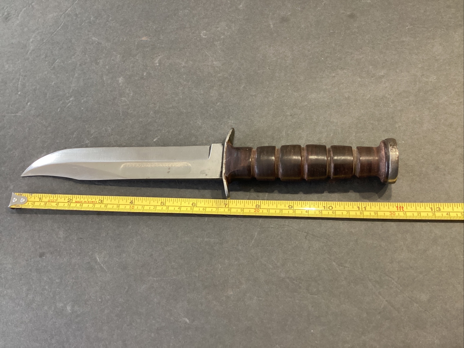 WWII WW2 RCC Robeson MK2 USN Ka-bar Fighting Knife Demilled Free Shape ...