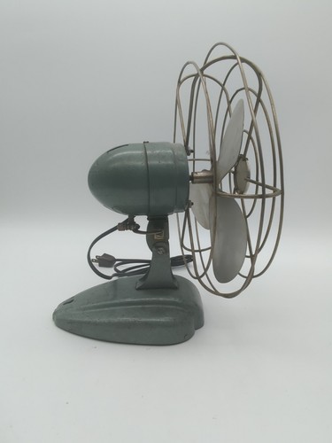 Vintage Bersted Mfg. Zero Model #1265R Desktop Adjustable Fan - Works ...