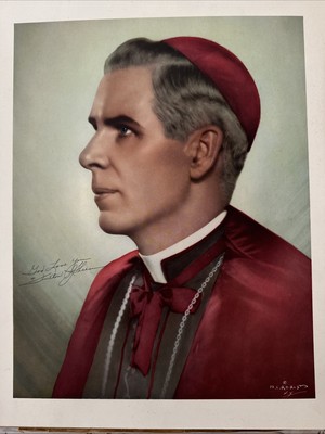 Bishop Fulton J. Sheen Signed Portrait 1957 | eBay