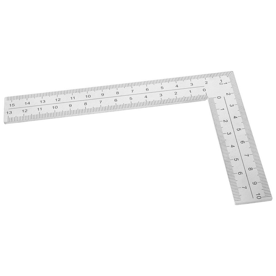 L Shape Right Angle Stainless Steel Ruler 150 X 100 Mm Square Tool For ...