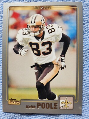 2001 Topps #225 Keith Poole Saints | eBay