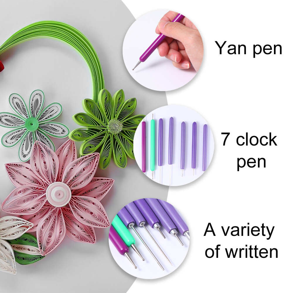 7pcsDIY Paper Quilling Set Paper Quilling Kit Paper Rolling Pen | eBay