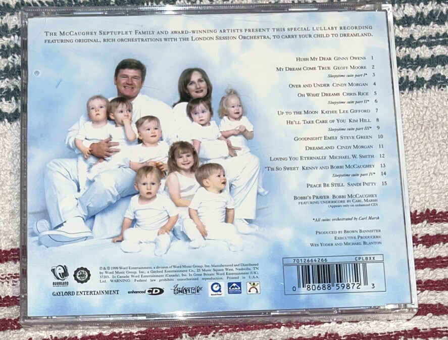 The McCaughey Septuplets Sweet Dreams CD BRAND NEW Factory Sealed ...