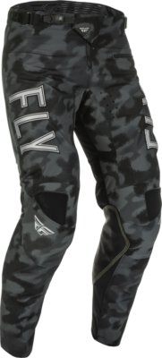 FLY RACING KINETIC S.E. TACTIC PANTS - BLACK/GREY CAMO | eBay