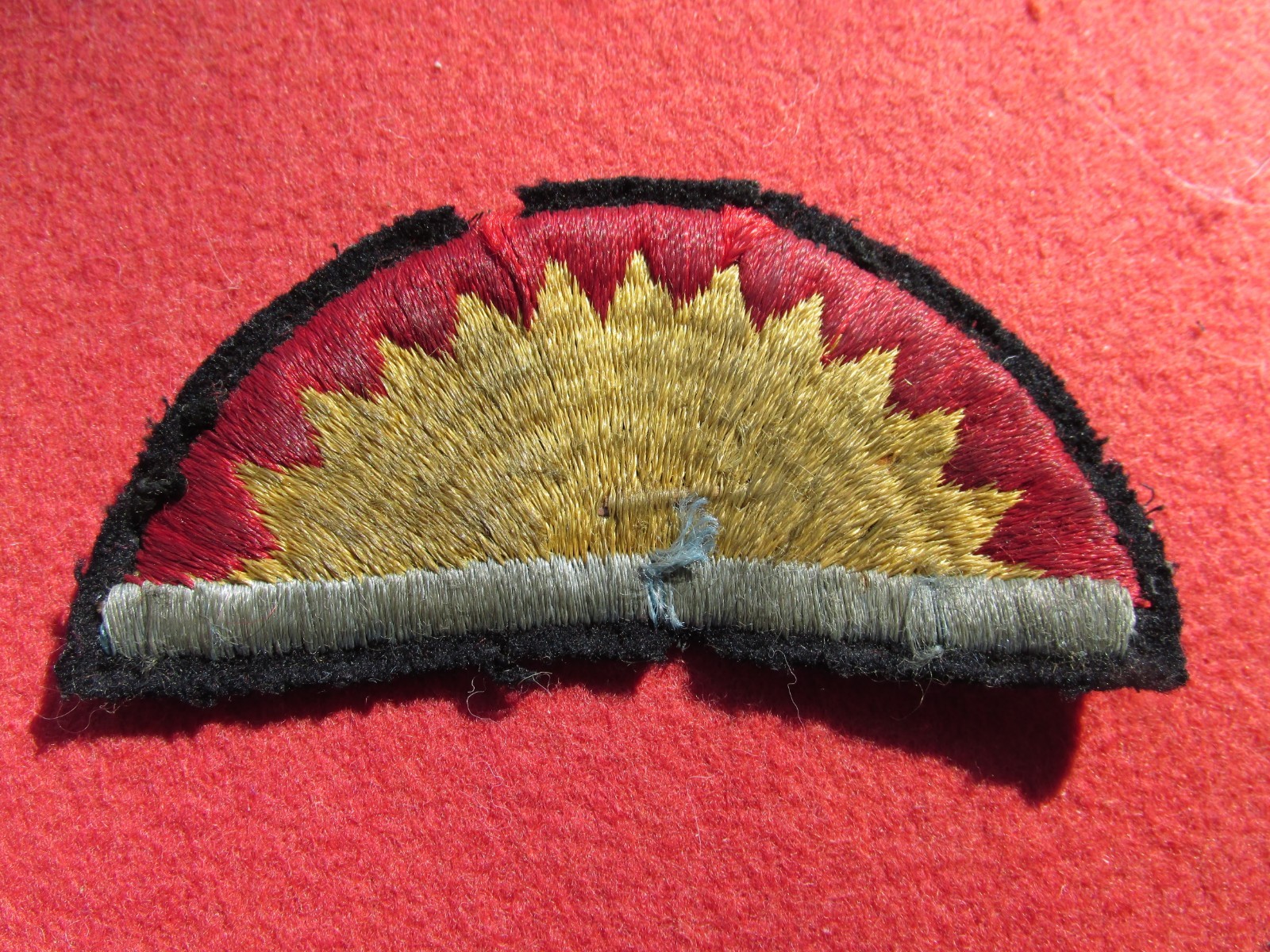 41st Infantry Division patch Fully Embroidered on wool removed from ...