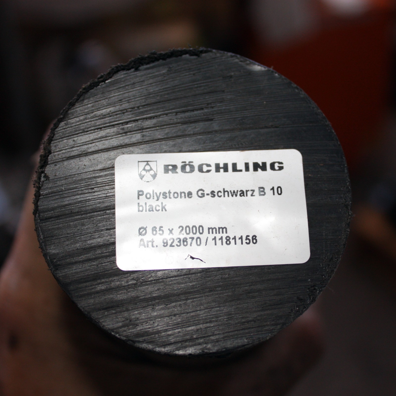 ROCHLING POLYSTONE G SCHWARZ B 10 65 X 2000mm 923670/1181156 Automotive ...