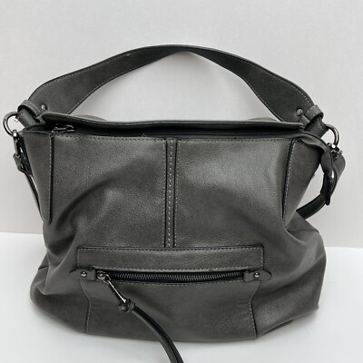 Realer Brand HOBO Handbag Bucket Purse GRAY | eBay