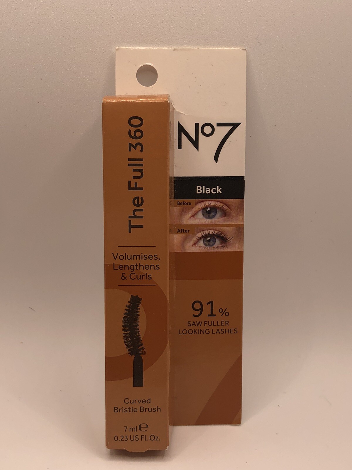 No7 Full 360 Black Mascara .23 Fl Oz Free Ship | eBay