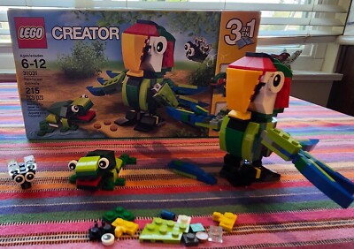 LEGO 31031 Creator 3-in-1 Rainforest Animals Used-Missing 1 Piece | eBay