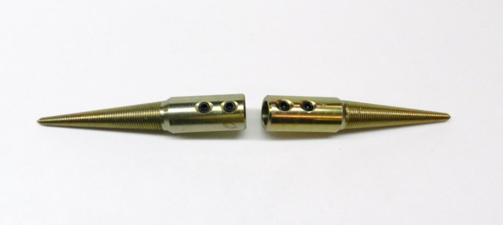 TAPERED Spindles SET of 2 R & L with 1/2" ID HOLE for Grinder ...