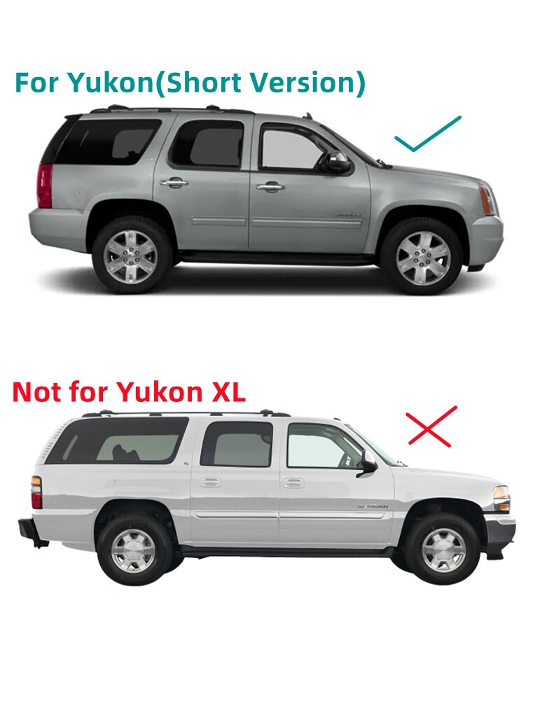 Passenger/Right Side Rear Door Window Glass For 07-14 Chevy Tahoe & GMC ...