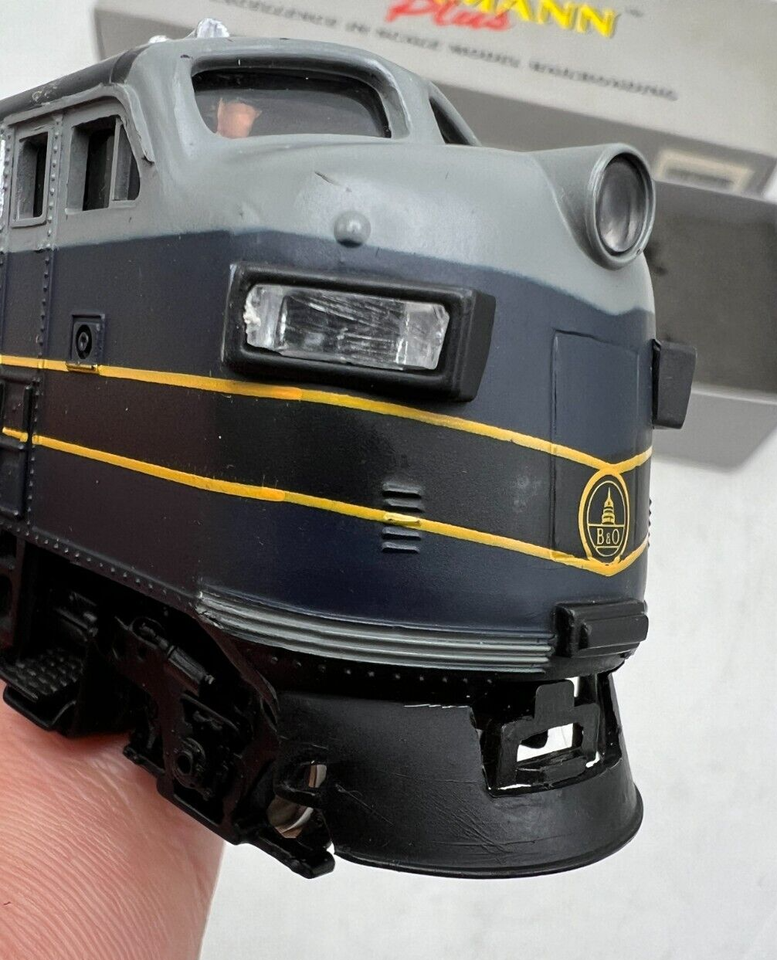 Bachmann Plus Ho EMD F7A & F7B B Unit 231 Diesel Train Baltimore & Ohio ...