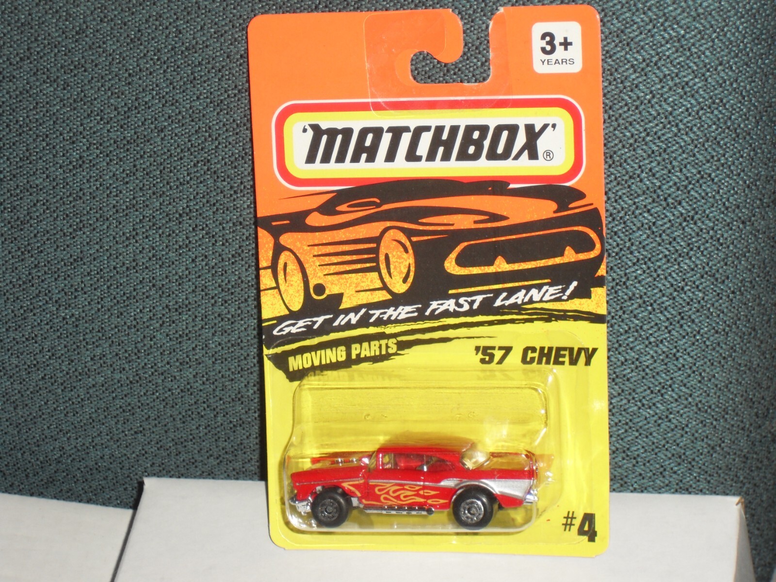 1993 MATCHBOX '57 CHEVY Die Cast Car #4 Near Mint To Mint On Card | eBay