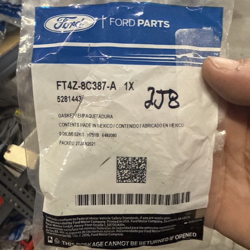 Genuine OEM Ford Water Inlet Tube Gasket FT4Z-8C387-A | eBay