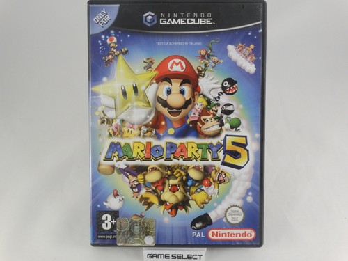 Mario Party 5 Nintendo Gamecube Et Wii Pal TRIANGLE BLEU Avec Manuel | eBay
