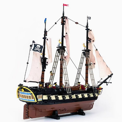 Privateer frigate Pirate ship Boy building block ship set model | eBay