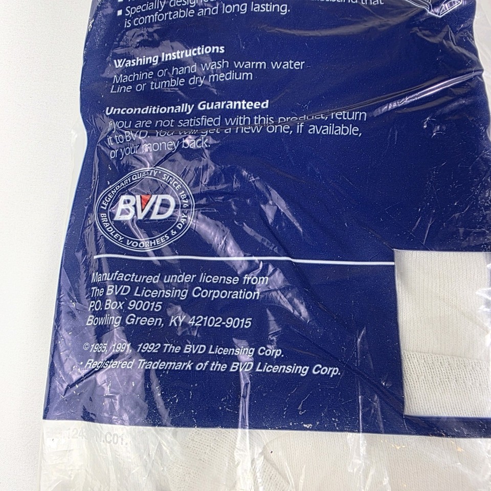 Men's 1985 BVD 36 Men's Briefs 3 Pack Underwear SEALED NEW Made In USA ...