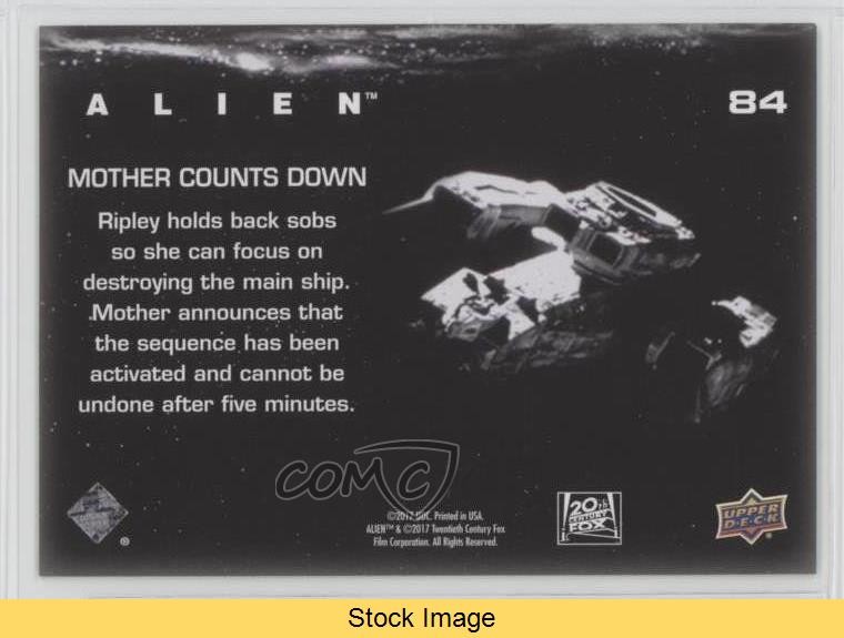 2017 Alien Movie Green Foil Retro Mother Ellen Ripley Counts Down #84 ...