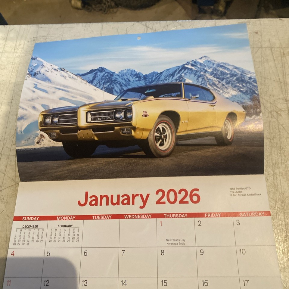 American Classic Cars Wall Calendar , New 2026 | eBay