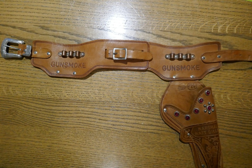 Gunsmoke leather cap gun holster | eBay