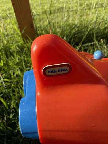 Little Tikes Red Rocket Jet Airplane Ride On Toy Rocker Kids Rare ...