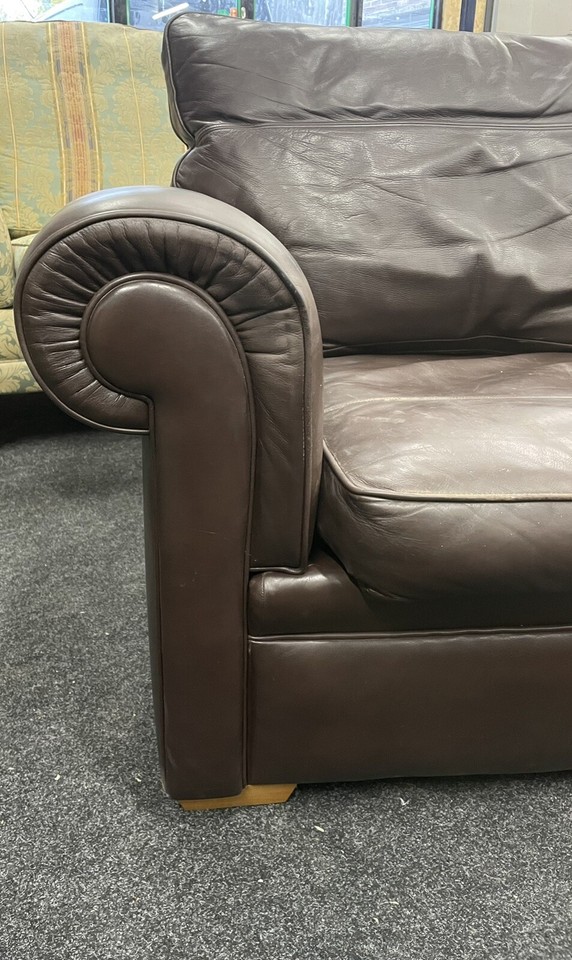 Duresta Garrick Brown Leather Arm Chair | eBay UK