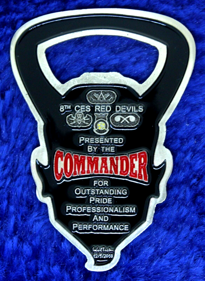 USAF 8th CES Civil Engineer Squadron Red Devils Commander's Challenge ...