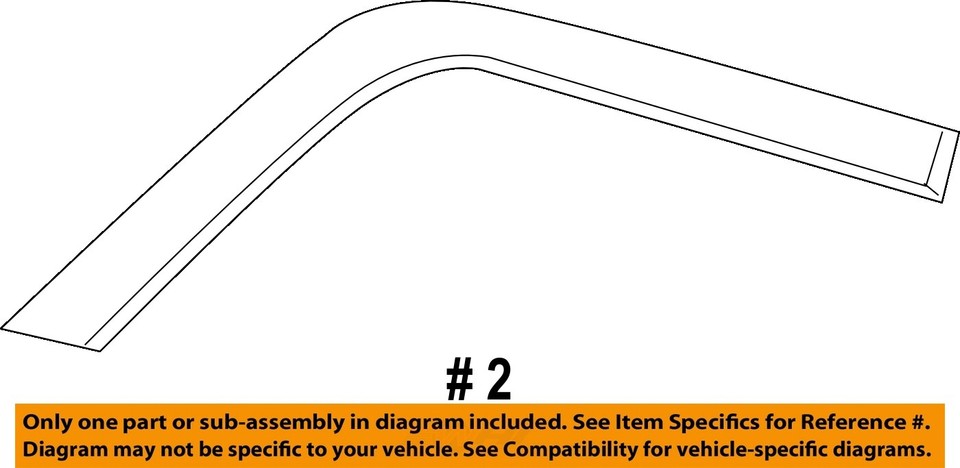 CHRYSLER OEM 11-23 Charger Rear Door Exterior Trim-Frame Molding ...