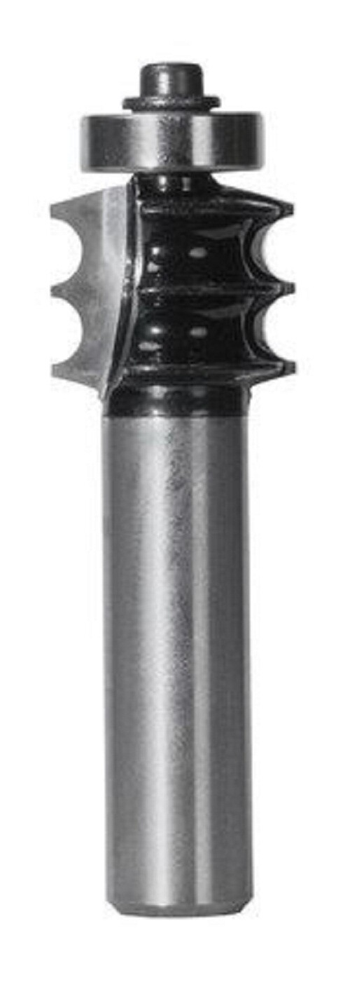 Carbitool DOUBLE REED TCT ROUTER BIT 5.5mm Bead, 1/2″ Shank, With ...