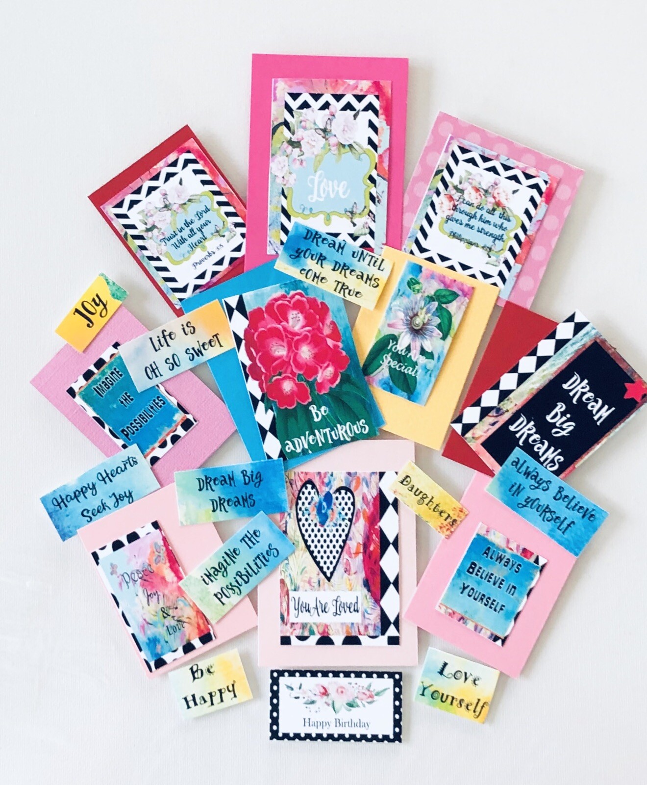 Scrapbook & Journal Inspirational Words , Quotes, & Scrapbook Paper | eBay