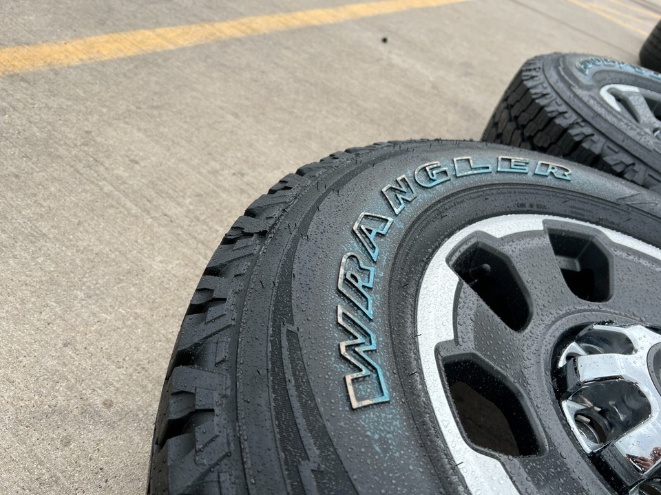 18" Ford F-250 F-350 OEM TREMOR rims wheels 10482 tires GOODYEAR A/T ...