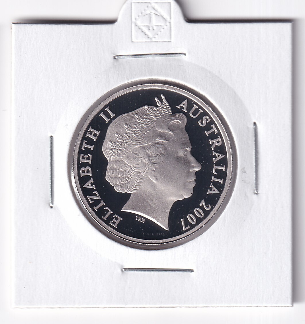 AUSTRALIAN PROOF: 2007 20 CENT COIN IN 2X2 HOLDER #5045 | eBay