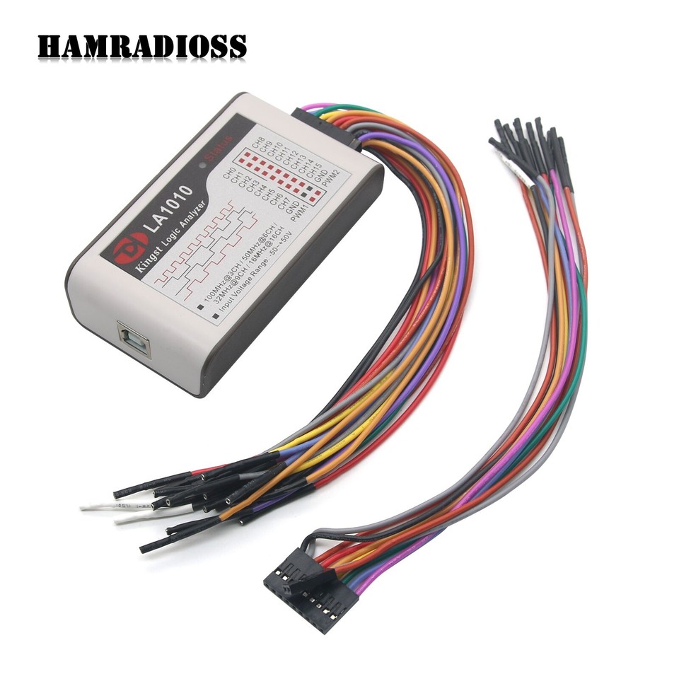 Kingst LA1010 Logic Analyzer USB2.0 16M 16CH 10G MCU ARM FPGA DSP ...