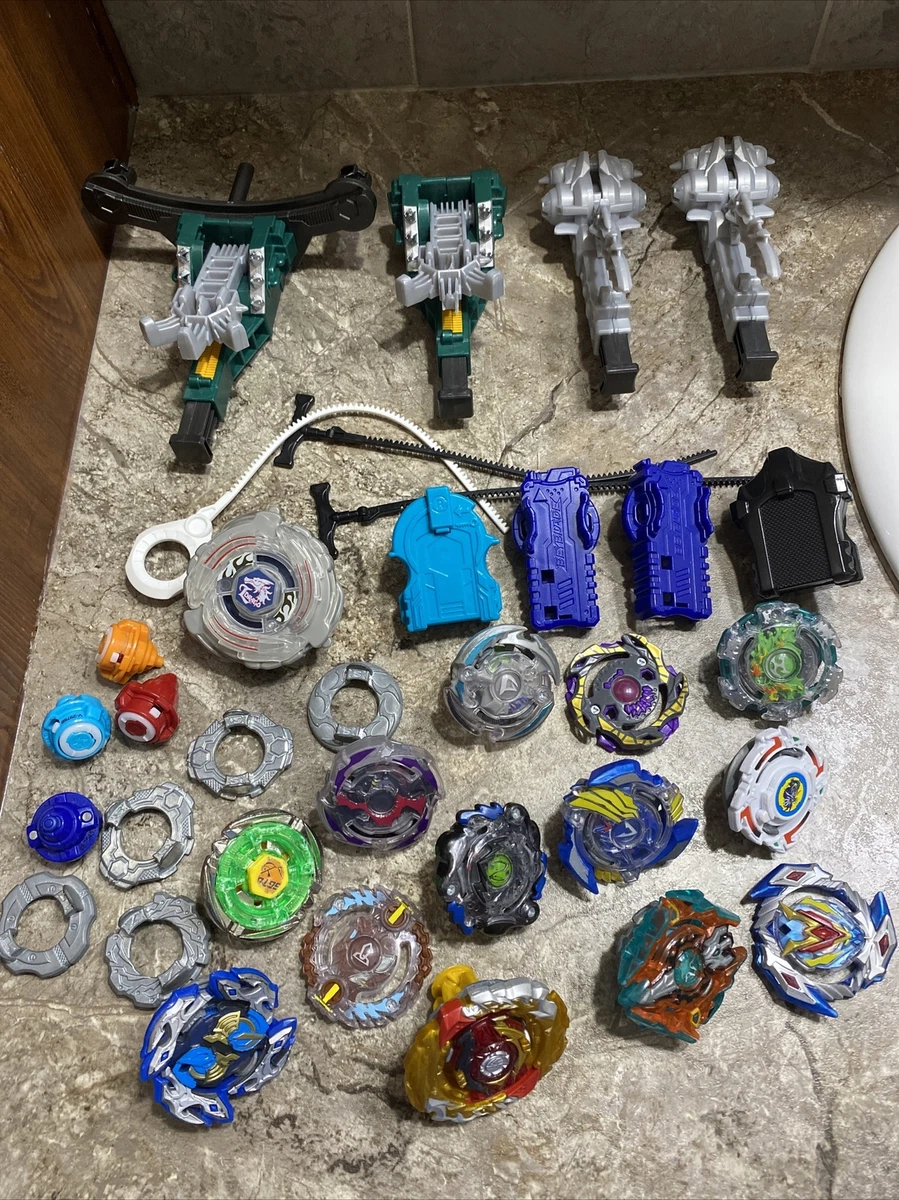 Beyblade Lot Of Burst Beyblades String Launchers Grips