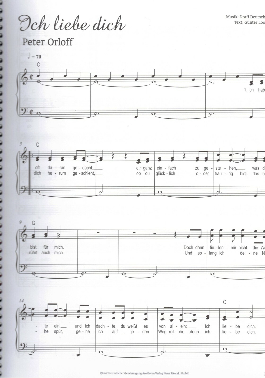 Keyboard Klavier Noten : 50 Romantik Schlager zum Schmusen und Träumen ...