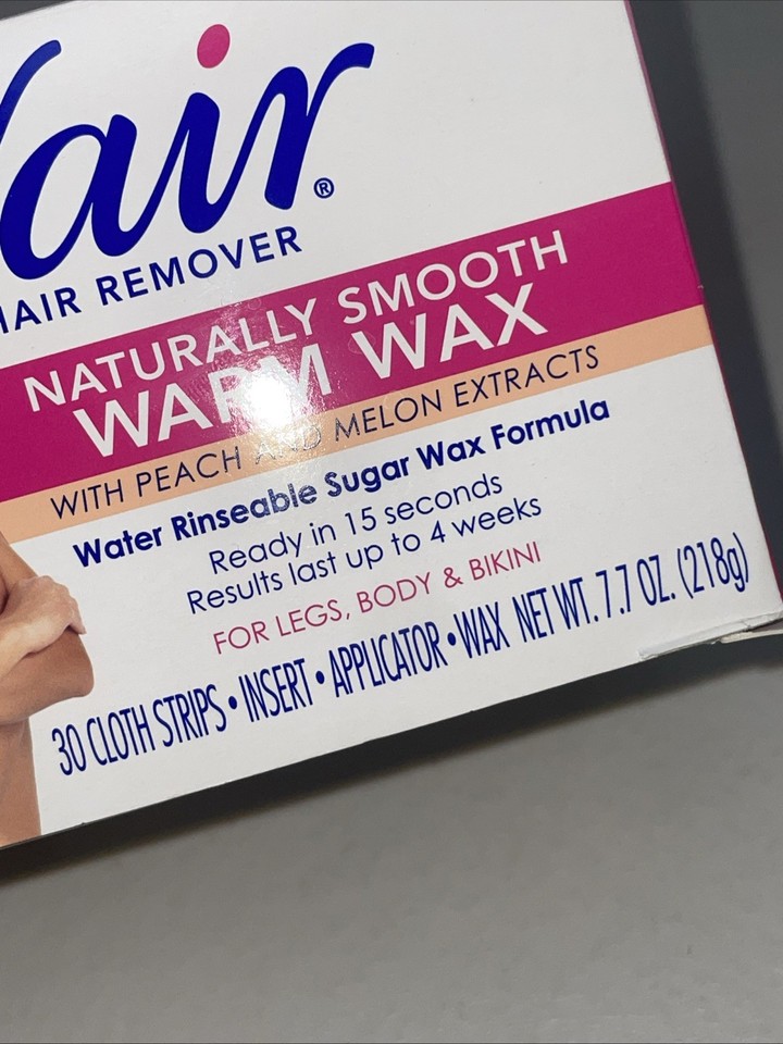 Nair Hair Remover Warm Wax Microwaveable 7.7oz | eBay