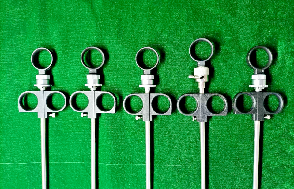 5pc Laparoscopic Band Ring Applicator 7mm Endoscopy Reusable Surgical ...