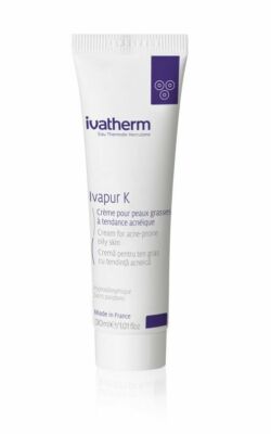 Ivatherm Ivapur K 30 ml cream for acne-prone oily skin regulates sebum ...